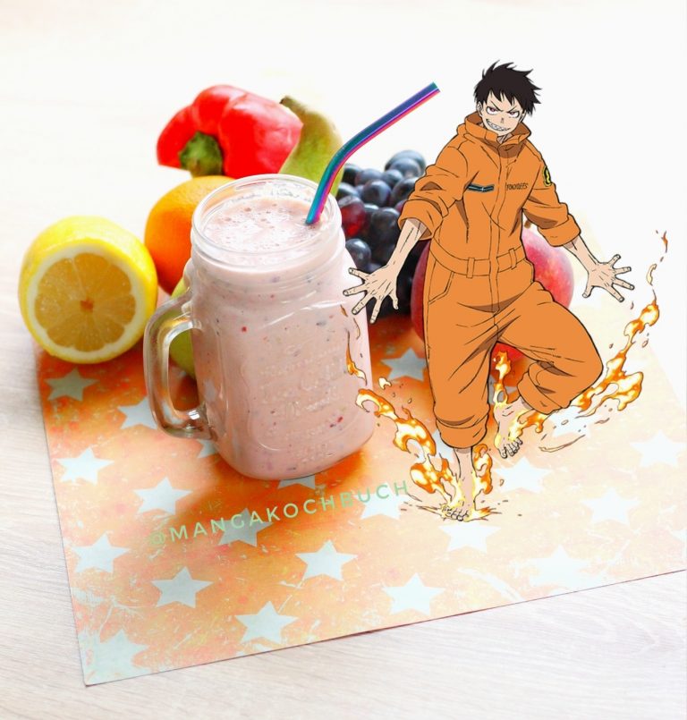 Anime-Rezept: Power Protein Smoothie wie in Fire Force | Mangakochbuch