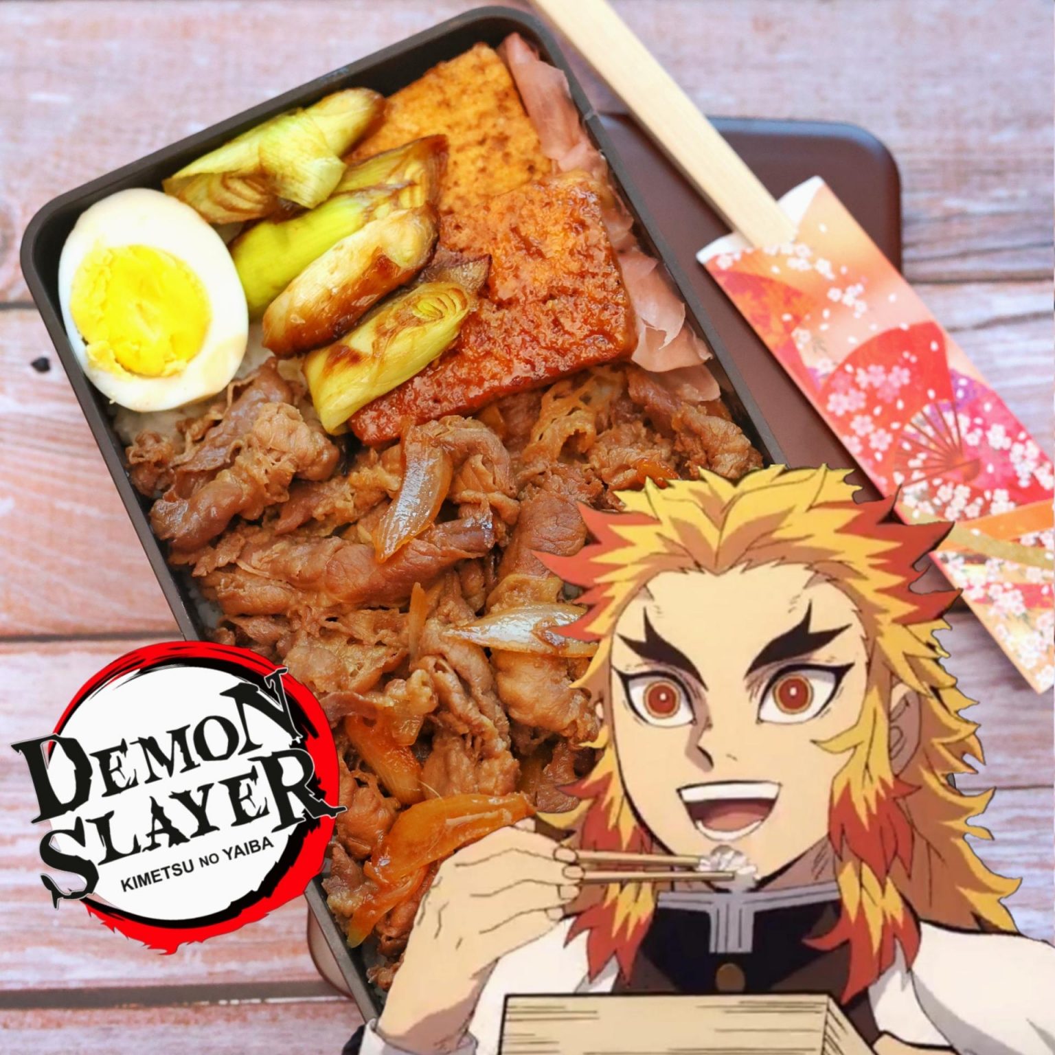 Anime Rezept: Rengoku's Gyunabe Bento wie in Demon Slayer Mugen Train ...