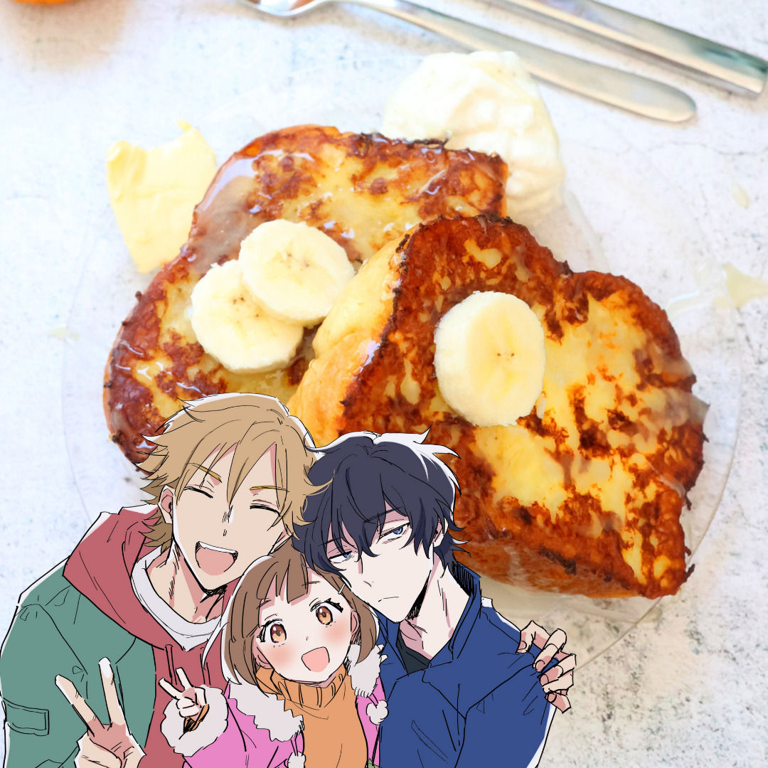 Anime-Rezept: Bananen French Toast wie in Buddy Daddies | Mangakochbuch