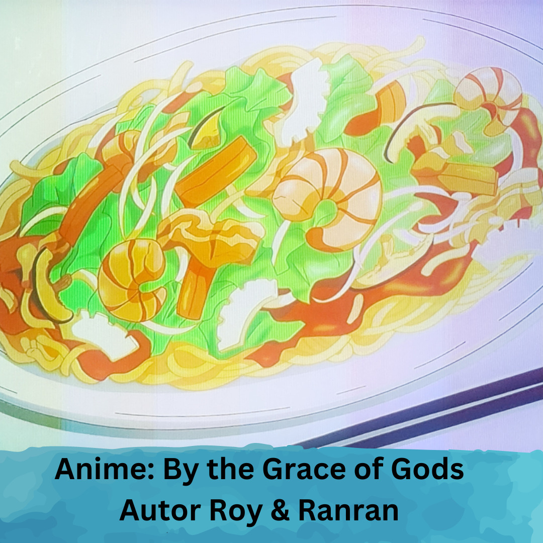 Anime Rezept: Bratgemüse-Spaghetti mit Garnel und Speck an | Mangakochbuch